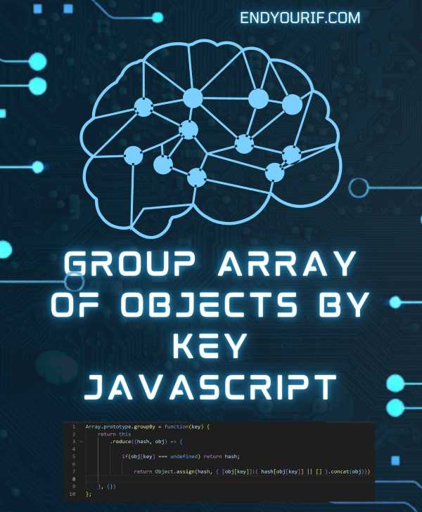 Group An Array Of Objects By Key With Javascript End Your If